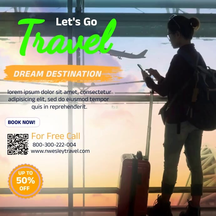 Travel Instagram Post Video Template | PosterMyWall