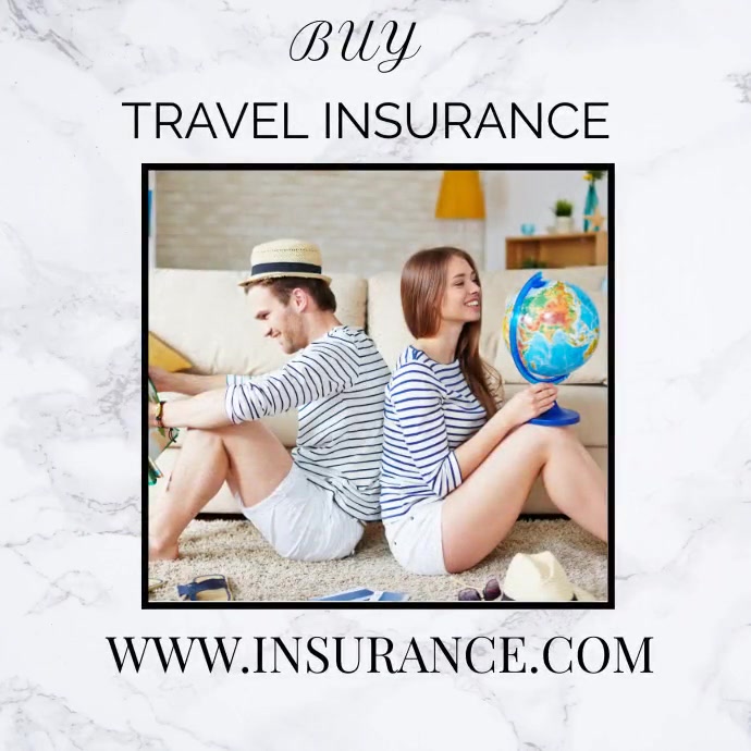 Travel Insurance insta template | PosterMyWall