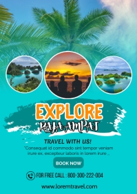 Travel Itinerary Schedule Plan Poster Flyer Template | PosterMyWall
