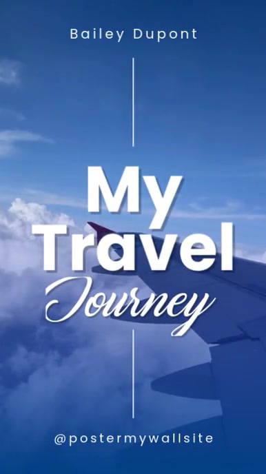 Travel journey Template | PosterMyWall