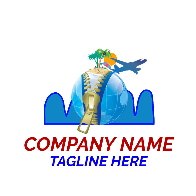 travel logo and delivery and transportation l Template | PosterMyWall