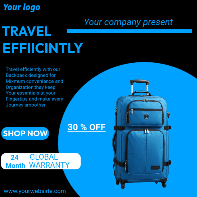 Travel luggage sale Template | PosterMyWall