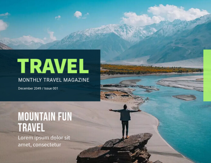 Travel Magazine Cover Template | PosterMyWall