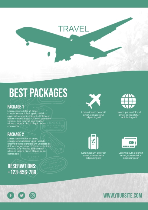 Copy of Travel Packages Ads | PosterMyWall