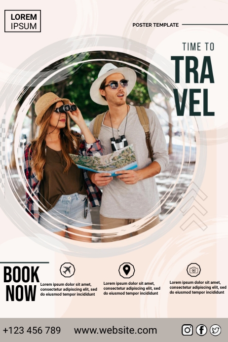 TRAVEL PARTY BANNER TEMPLATE | PosterMyWall