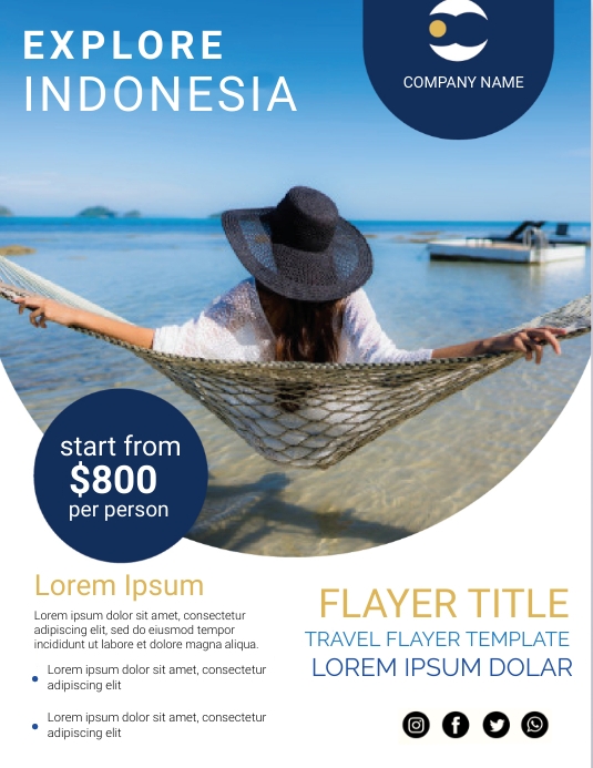 Template Flayer Pesta Perjalanan | PosterMyWall