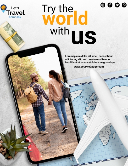 Copy of TRAVEL PARTY FLAYER TEMPLATE | PosterMyWall