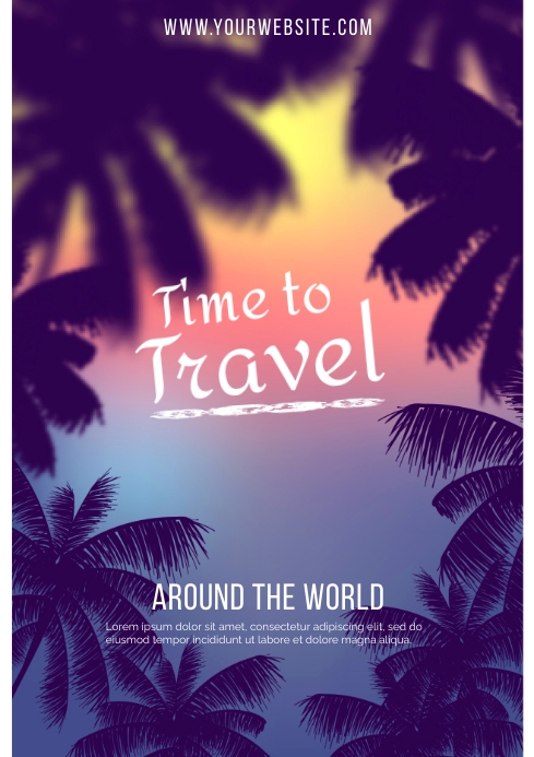 TRAVEL PARTY TEMPLATE | PosterMyWall