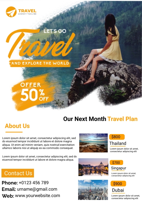 TRAVEL PARTY TEMPLATE | PosterMyWall