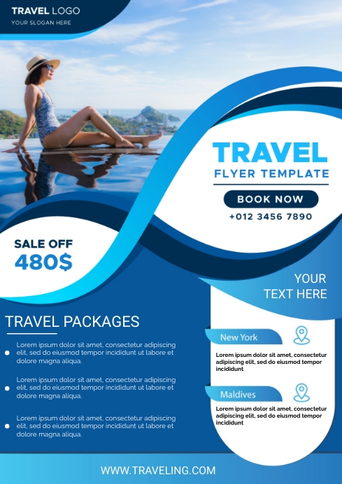 TRAVEL PARTY TEMPLATE | PosterMyWall