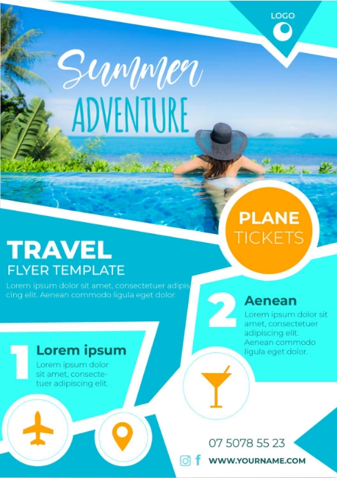 TRAVEL PARTY TEMPLATE | PosterMyWall