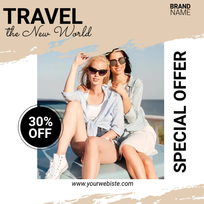 Travel Poster Ads Template | PosterMyWall
