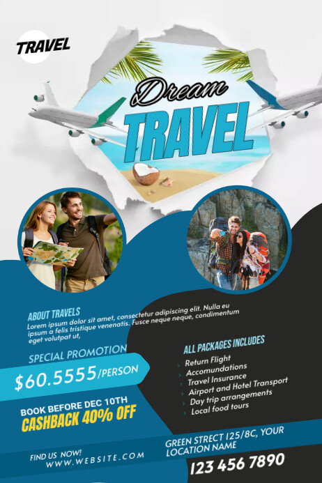 Travel Poster Template | PosterMyWall