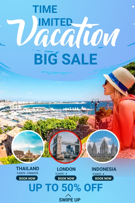 Travel Poster Design Template | PosterMyWall