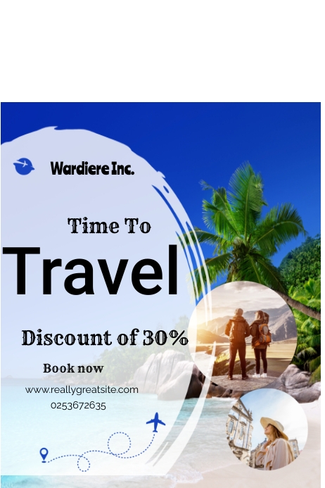 Travel poster Template | PosterMyWall