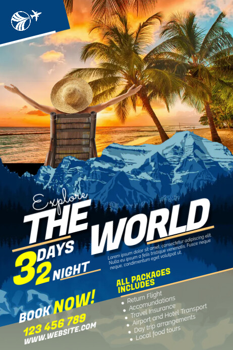 Travel Poster Template | PosterMyWall