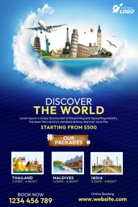 Travel Agency Poster Template | PosterMyWall