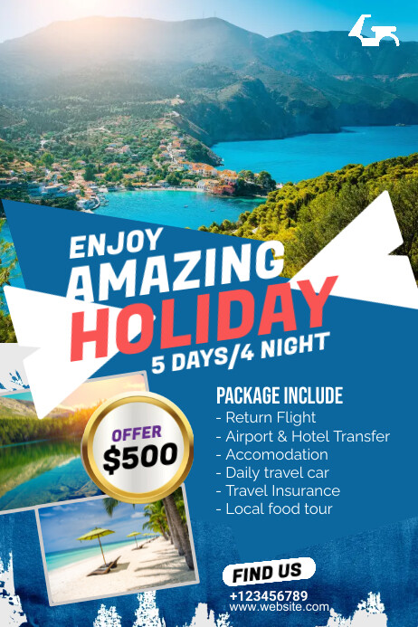 Travel Poster Template | PosterMyWall