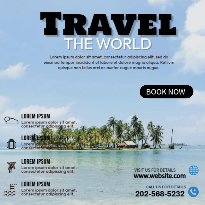 Travel Posters Template | PosterMyWall