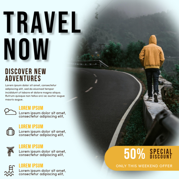 Travel Posters Template | PosterMyWall