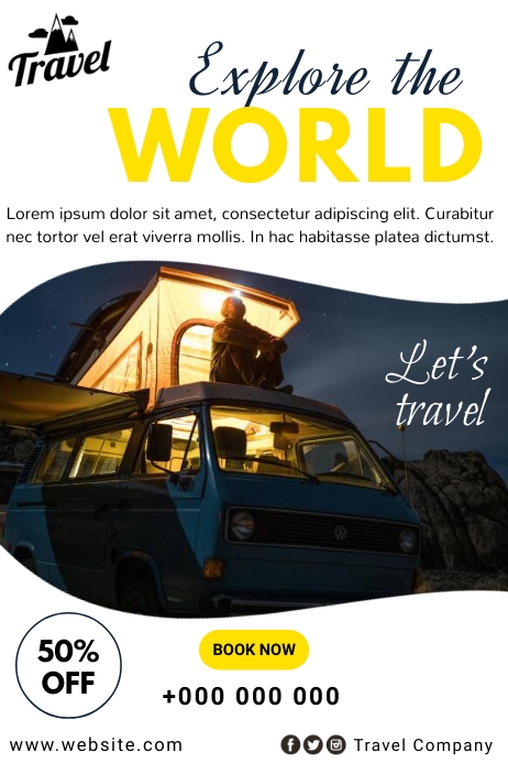 Travel Posters Template | PosterMyWall