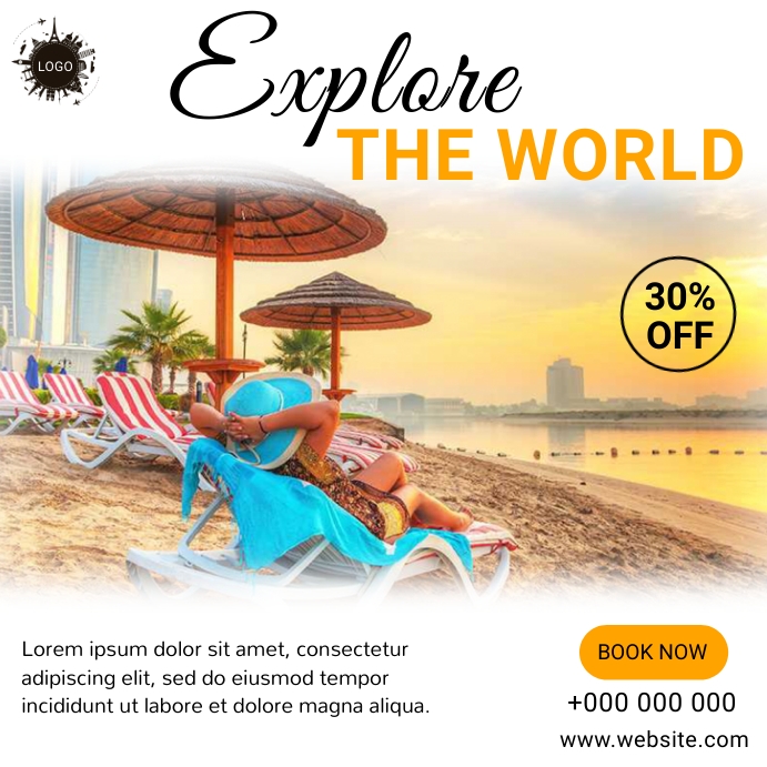 Travel Posters Template | PosterMyWall