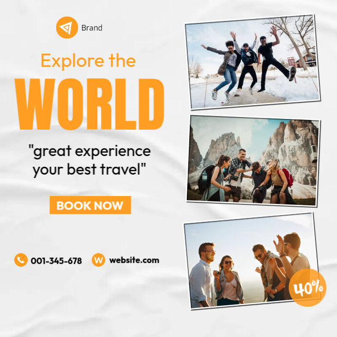 Travel Promo Ads Template | PosterMyWall