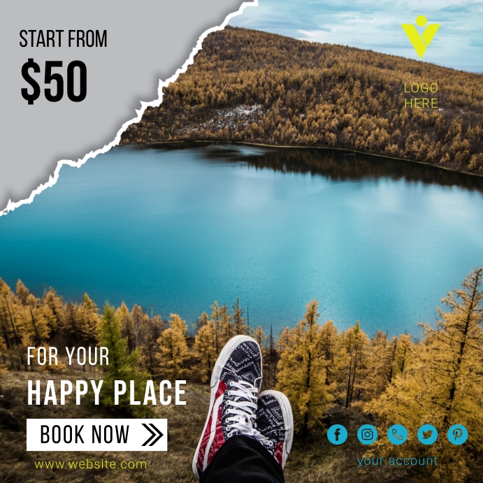 Travel promo flyer template | PosterMyWall