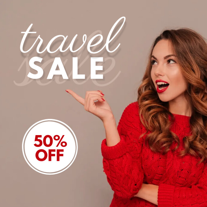 Travel Sale Template | PosterMyWall
