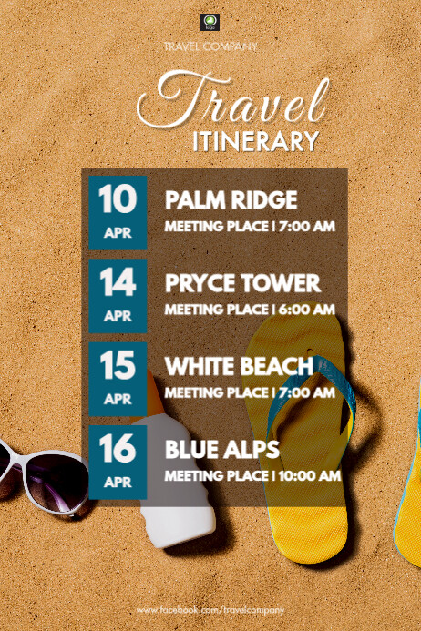 Travel Schedule | PosterMyWall