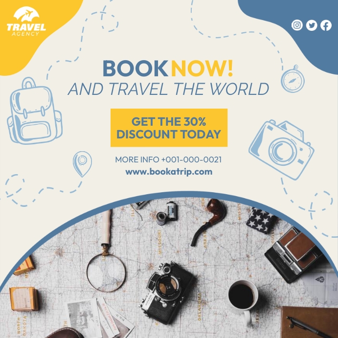 Travel The World Template | PosterMyWall