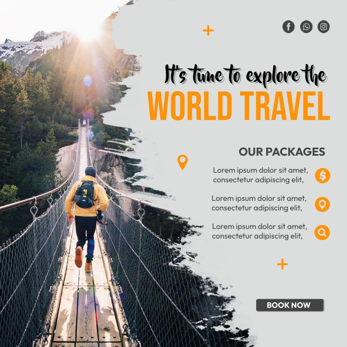 Travel The World Flyer Template | PosterMyWall