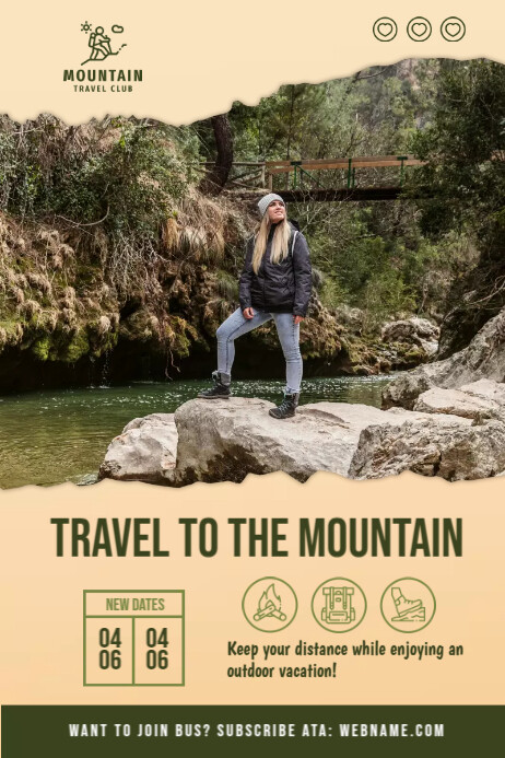 Travel Time Flyer Template | PosterMyWall