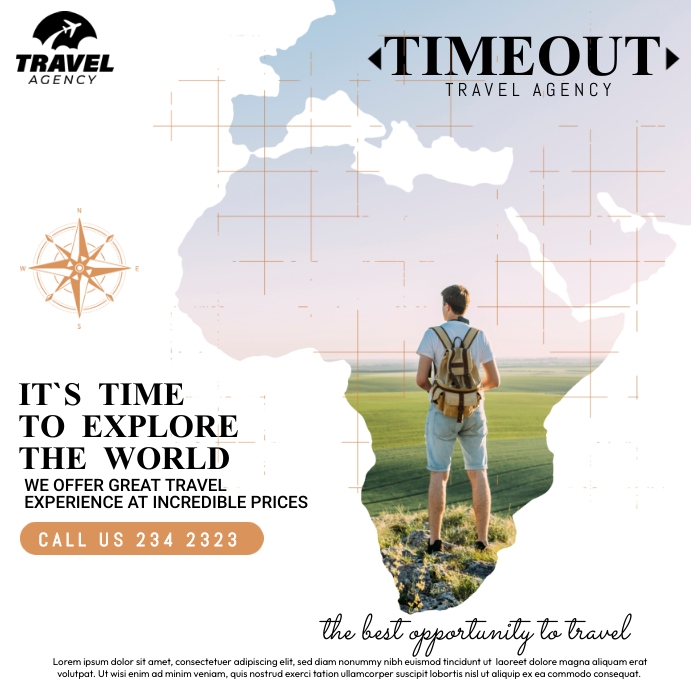 Travel Time Out Design Template | PosterMyWall