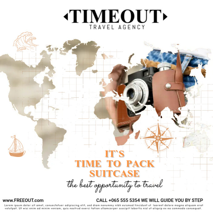 Travel Time Out Instagram Template | PosterMyWall