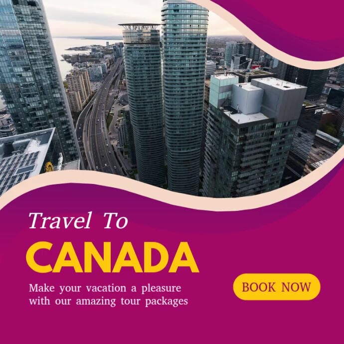 Travel to Canada Template | PosterMyWall