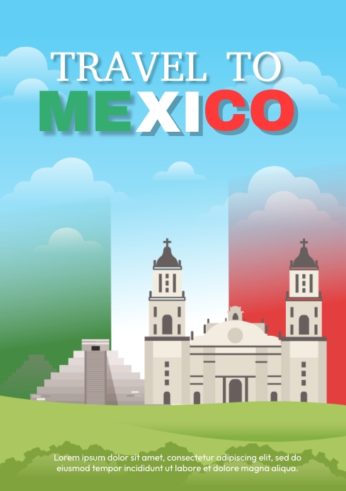 Travel To Mexico Template | PosterMyWall