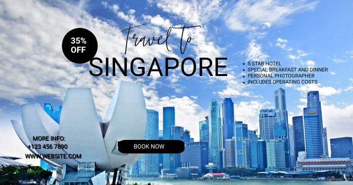 Travel to singapore Template | PosterMyWall