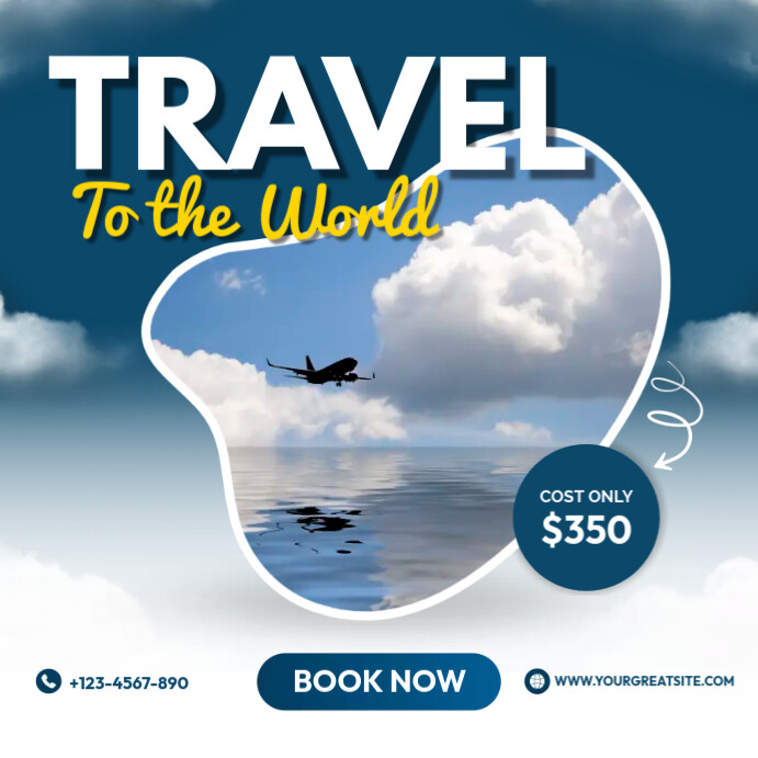 Travel to the World Template | PosterMyWall