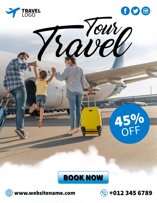 Travel Tour Ads Template | PosterMyWall
