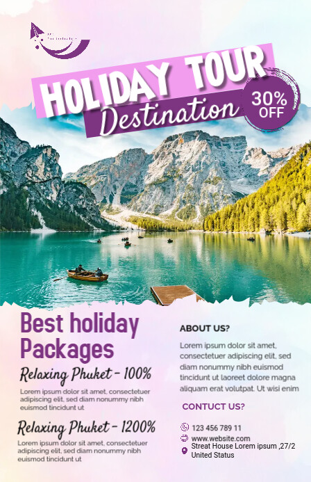 Travel tour Template | PosterMyWall