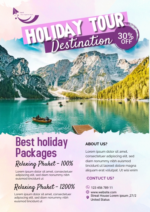 Copy of Travel tour | PosterMyWall