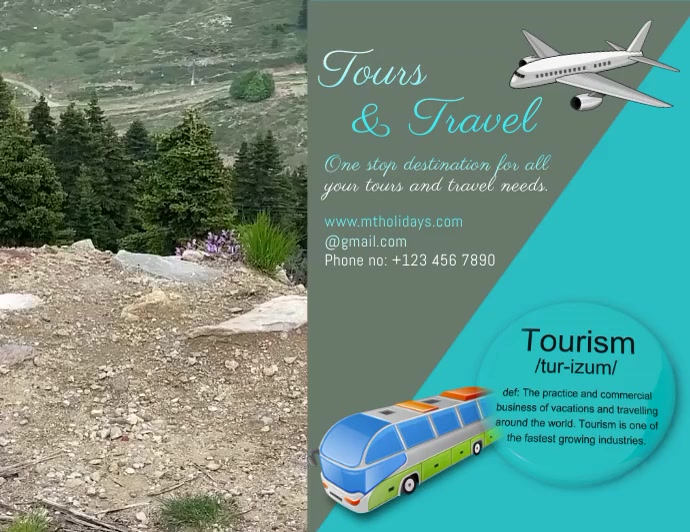 TRAVEL TOUR FLYER Template | PosterMyWall