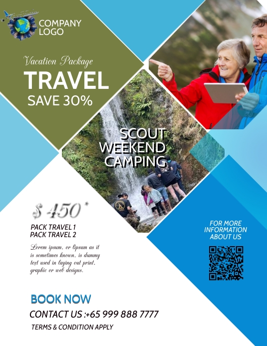 TRAVEL TOUR FLYER Template | PosterMyWall