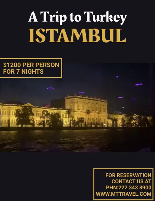 TRAVEL TOUR FLYER Template | PosterMyWall