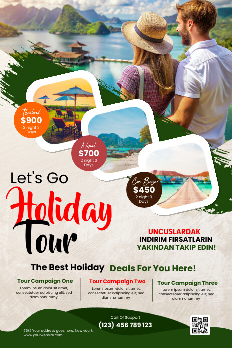 Plantilla de Travel Tour Tourism Agency Flyer | PosterMyWall