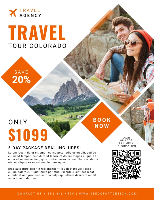 Travel Tourism Marketing Advertisement Flyer Templat | PosterMyWall