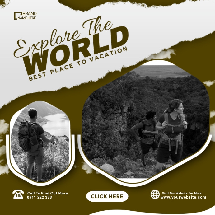 Travel Vacation Ads Template | PosterMyWall