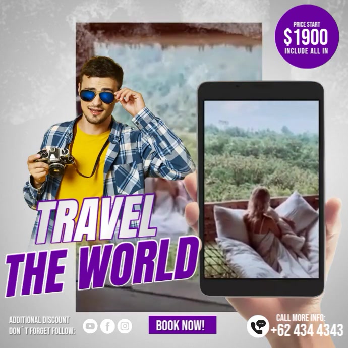 Travel Video Ads Template | PosterMyWall