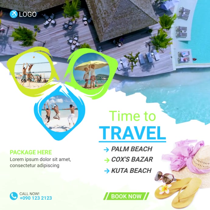 Travel Video Template | PosterMyWall